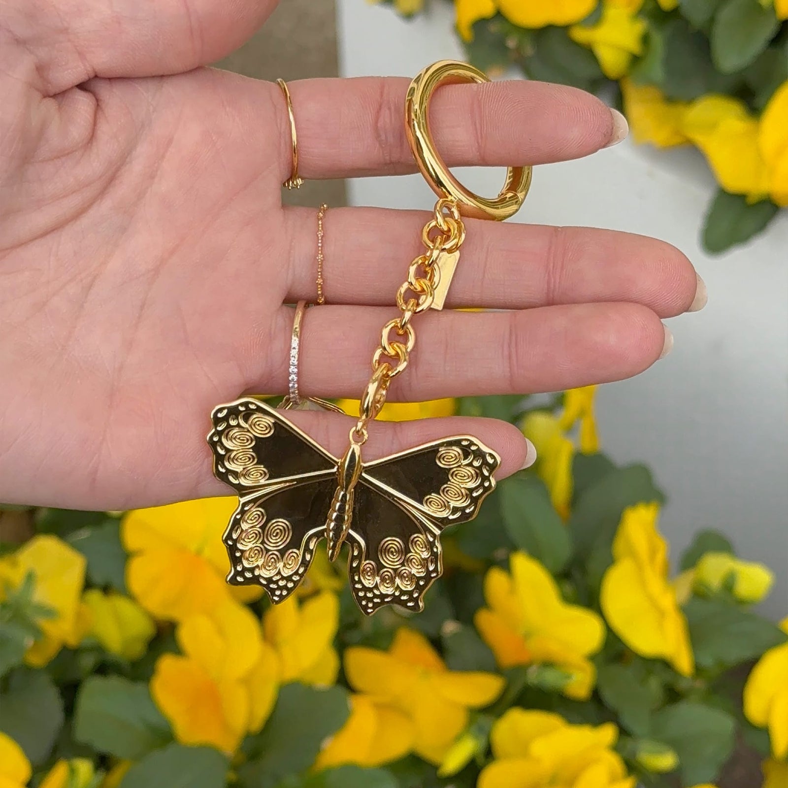 Butterfly Bag Charm – Girls Crew