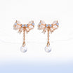 Mini Bow Dew Drop Earrings – Girls Crew