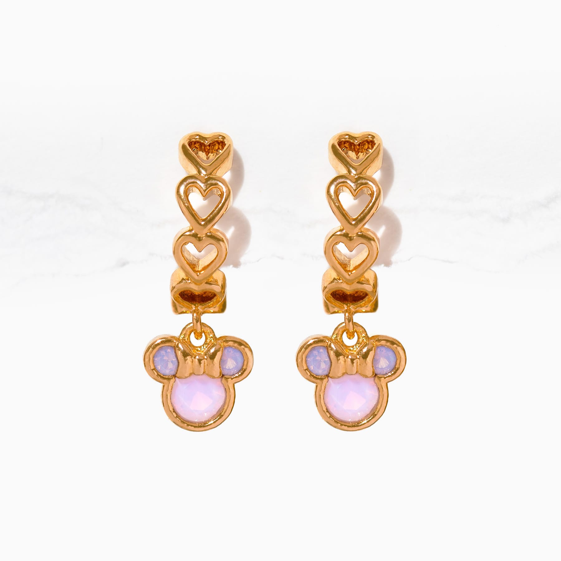 Disney Love Linked Minnie Mouse Hoops – Girls Crew