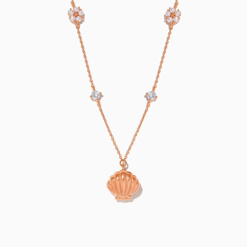 Hidden Pearl Shell Necklace – Girls Crew