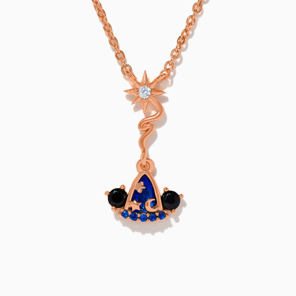 Disney Fantasia Sorcerer Apprentice Mickey Mouse Hat Necklace – Girls Crew