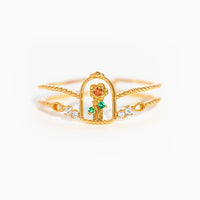 Disney Beauty & The Beast Enchanted Rose Ring – Girls Crew