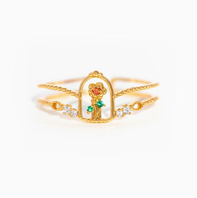 Disney Beauty & The Beast Enchanted Rose Ring – Girls Crew