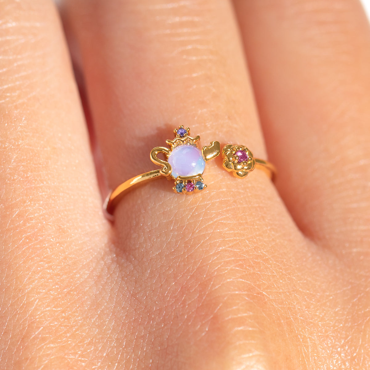 Disney Beauty & The Beast Mrs. Potts Ring – Girls Crew