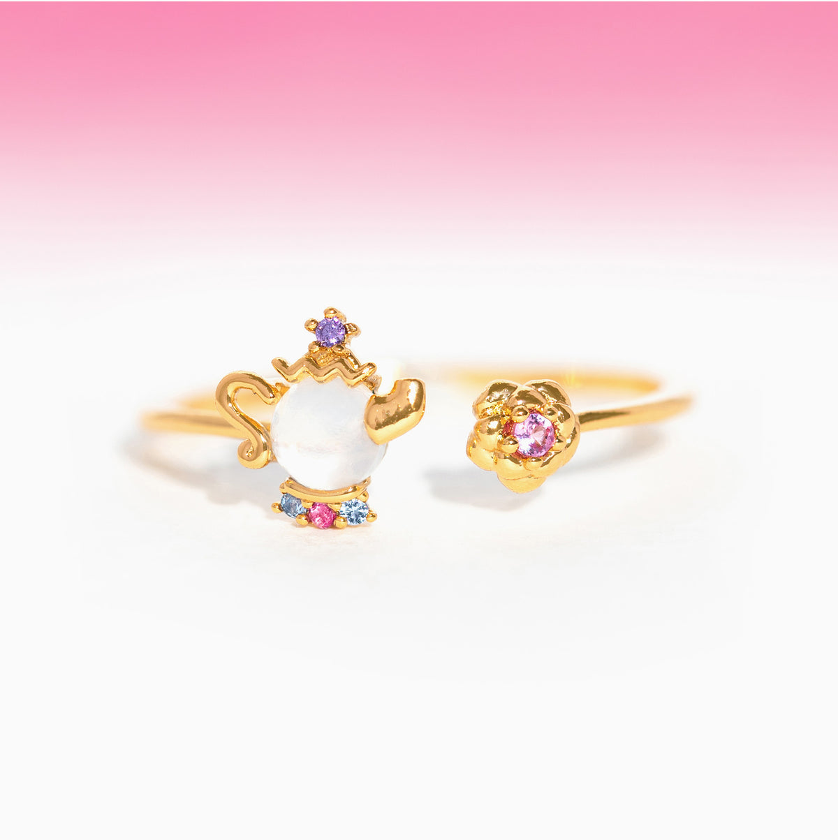 Disney Beauty & The Beast Mrs. Potts Ring – Girls Crew