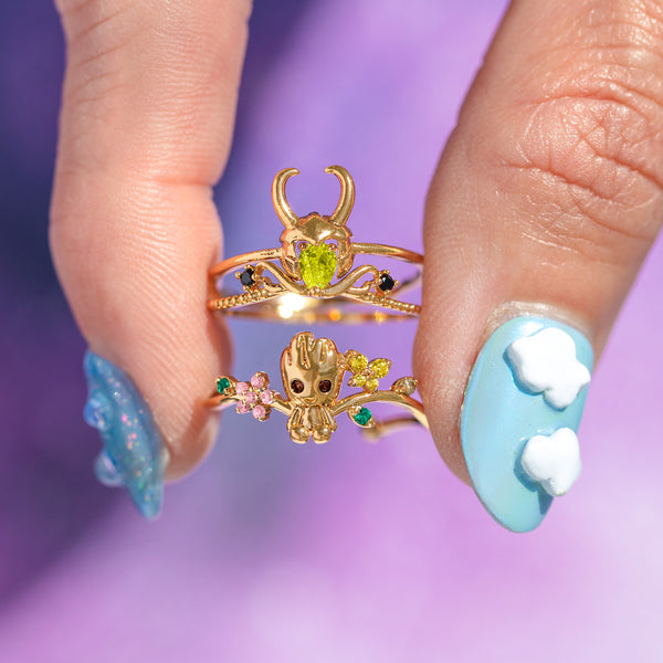 Marvel Studios Loki God of Stories Ring Set – Girls Crew