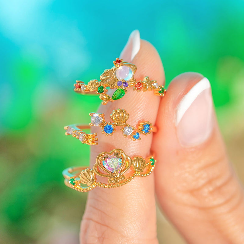 Disney The Little Mermaid Seashells Ring – Girls Crew