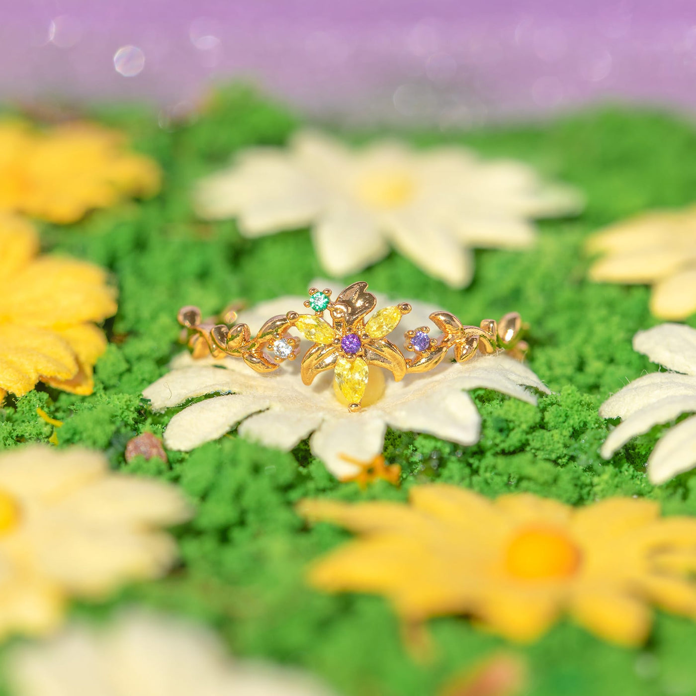 Disney Tangled Sundrop Flower Ring – Girls Crew