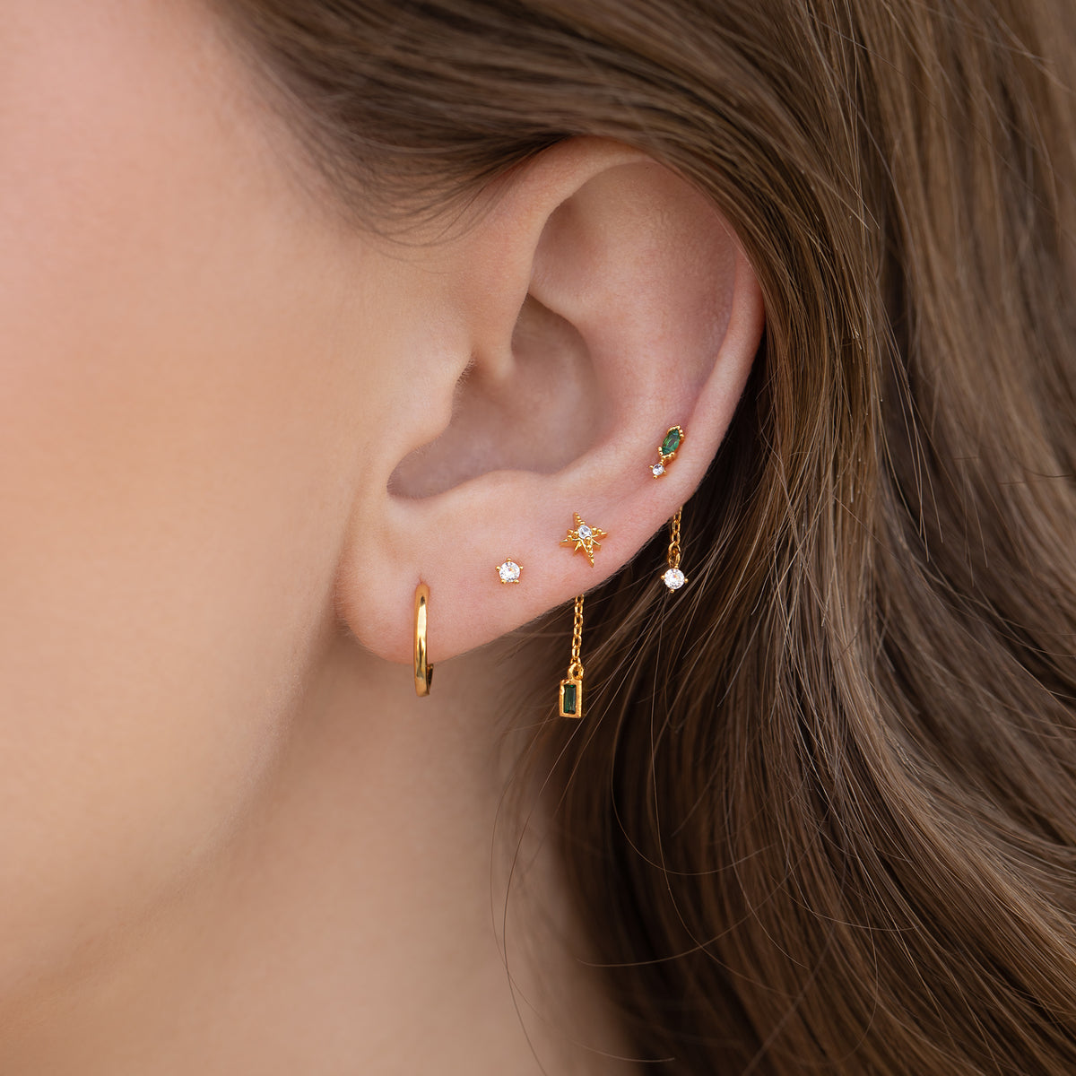 Emerald Dreamscape Earring Set – Girls Crew