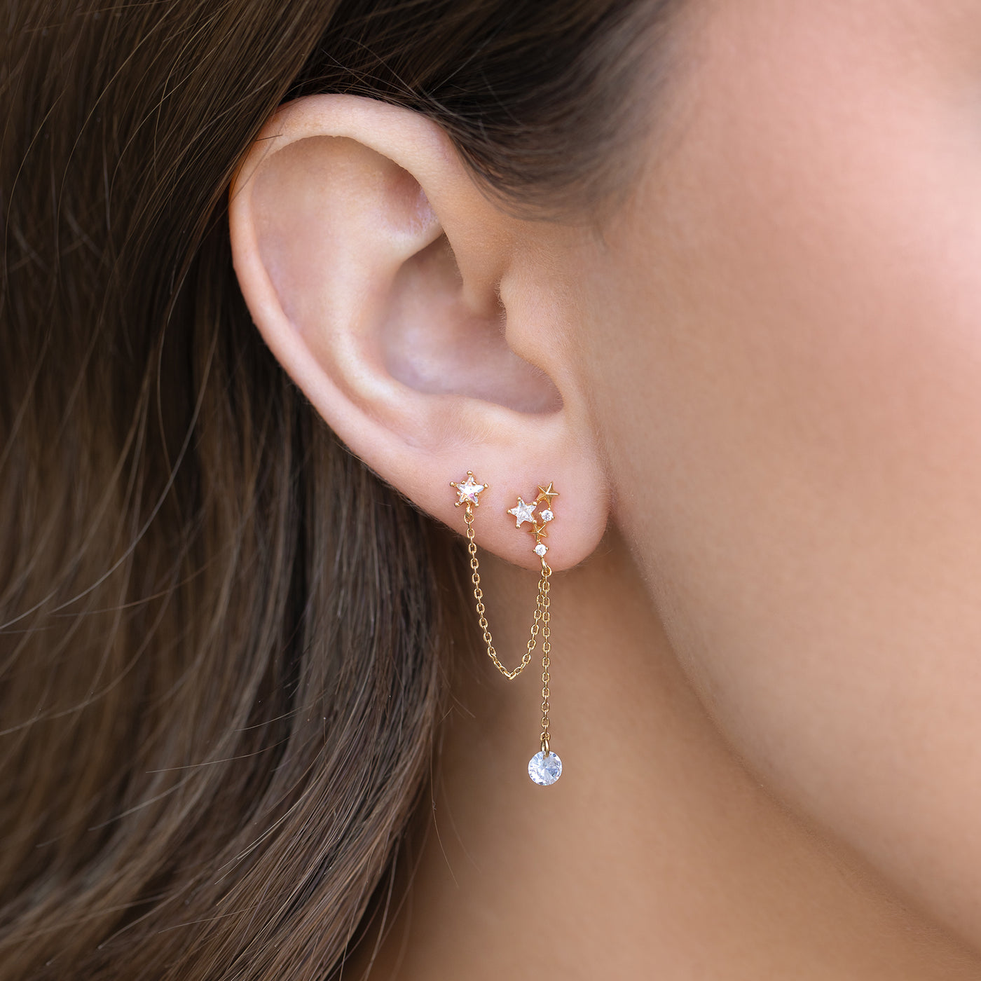 Star Crossed Lover Double Earring – Girls Crew