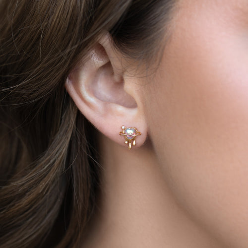 Heatwave Chrome Drip Studs – Girls Crew