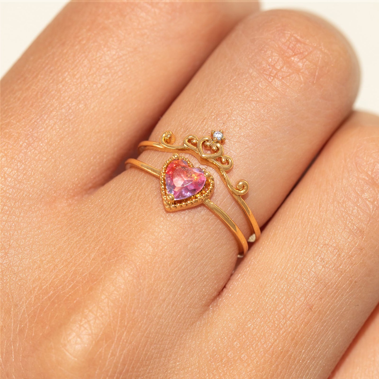 One True Love Adjustable Ring – Girls Crew