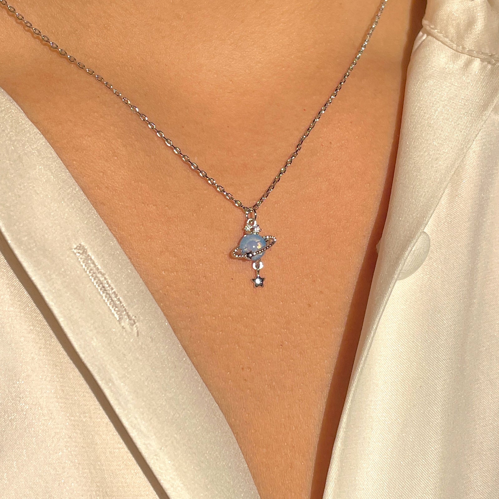 Blue Jupiter Necklace – Girls Crew